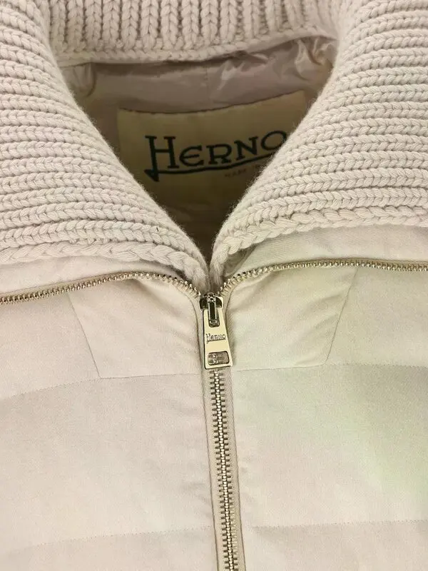 Herno Knitted-collar Coat