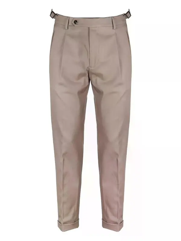 BERWICH Pleated Turn-up Trousers