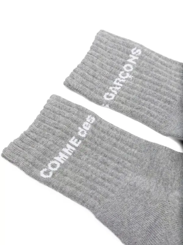 Comme Des Garçons Logo-detail Socks