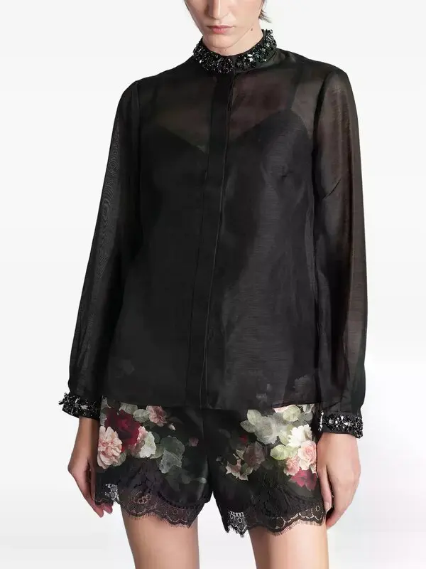 Zimmermann Embellished Collar Blouse