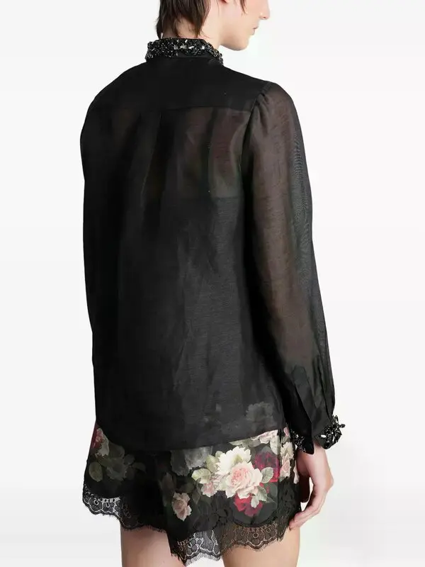 Zimmermann Embellished Collar Blouse