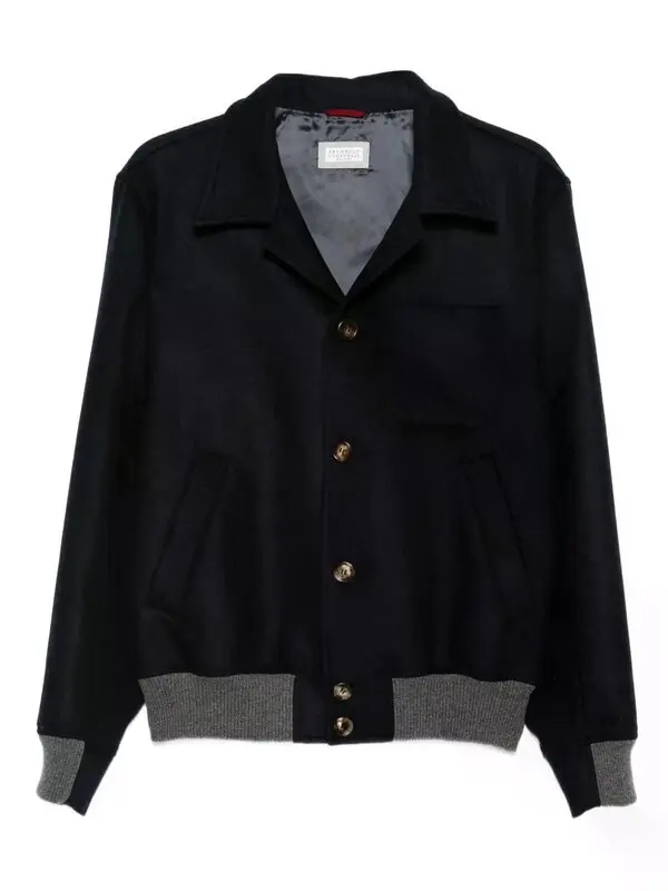 Brunello Cucinelli Wool Bomber Jacket