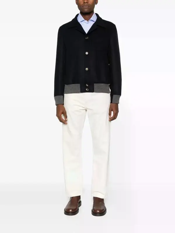 Brunello Cucinelli Wool Bomber Jacket