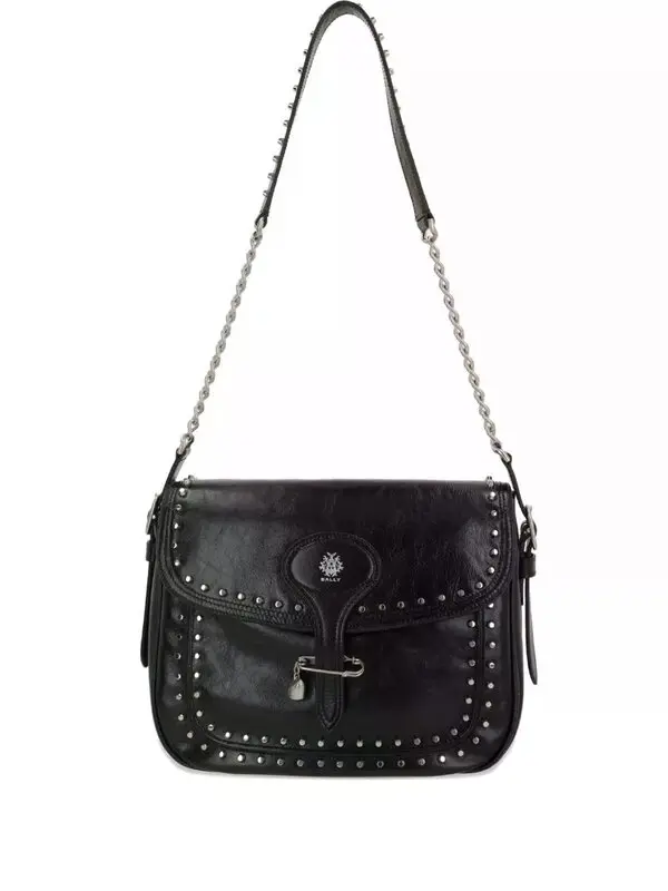 Bally Beckett Studded Shoulder Bag