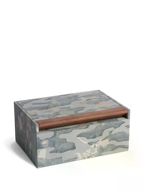 L'Objet Fortuny Camo Isole Box - Blue