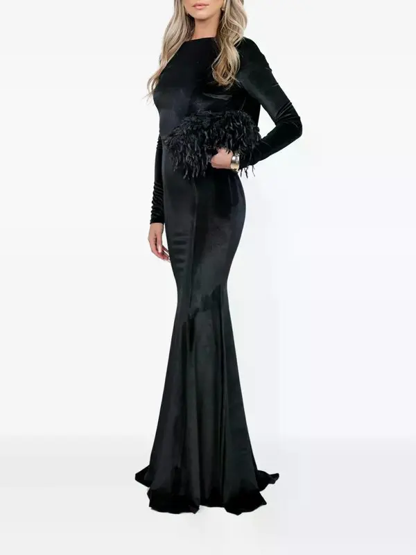 ROSERRY Long-sleeve Maxi Dress