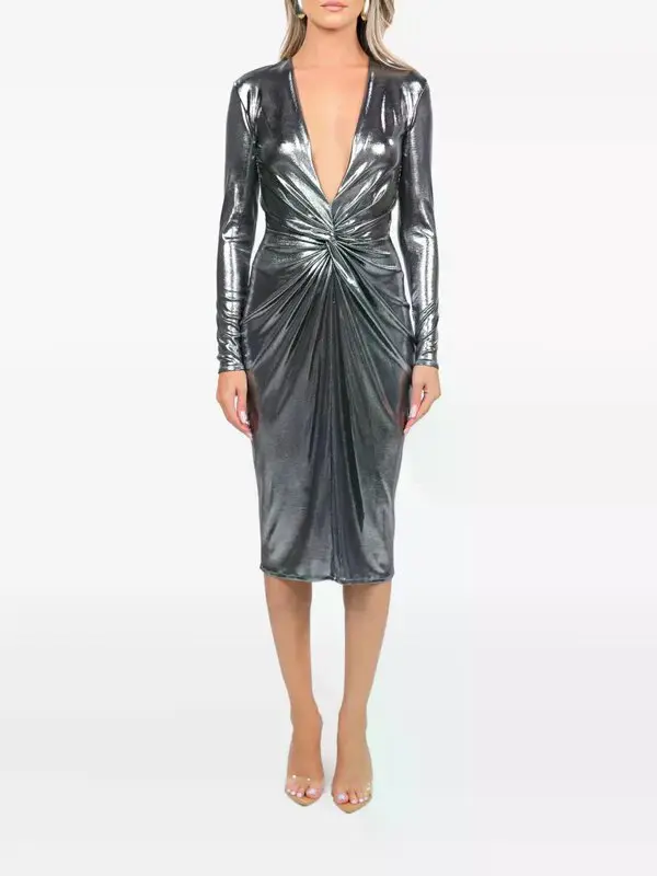ROSERRY Mallorca Knot Midi Dress