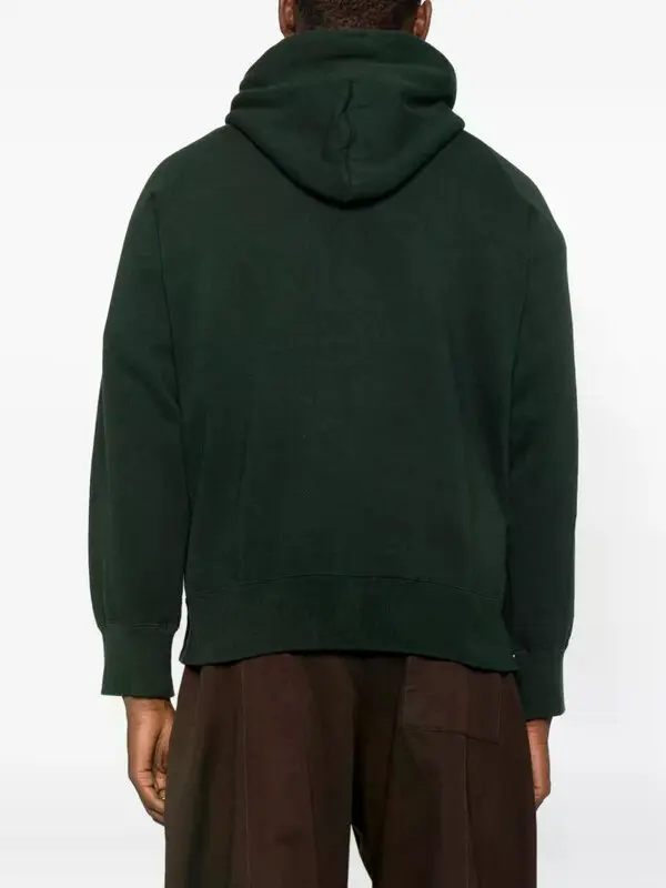 Sacai X Carhartt Wip Pocketed Hoodie - Green