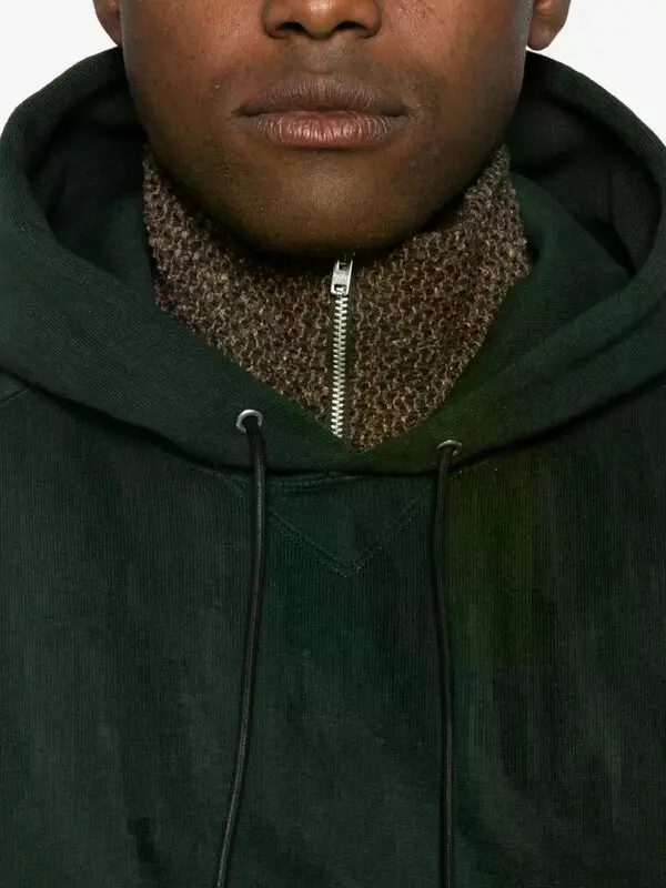 Sacai X Carhartt Wip Pocketed Hoodie - Green