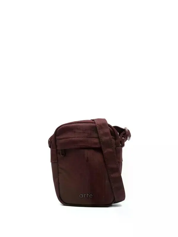 ARTE ANTWERP Ribstop Messenger Bag - Red