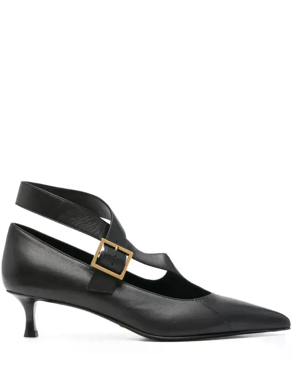 Khaite 45mm Sloan Buckle-strap Pumps