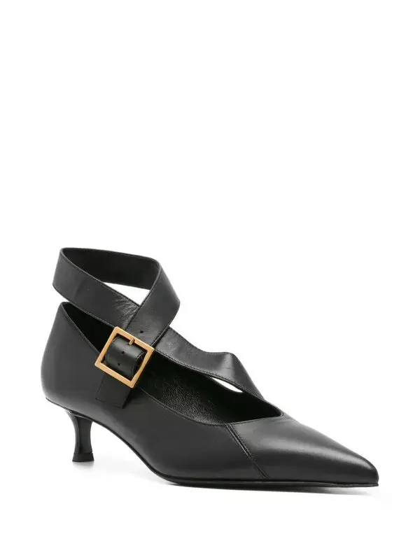 Khaite 45mm Sloan Buckle-strap Pumps