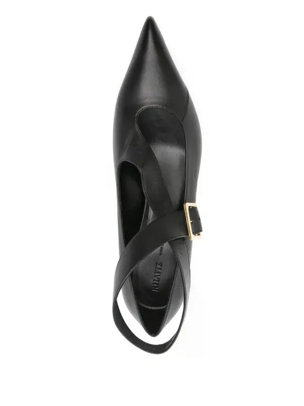 Khaite 45mm Sloan Buckle-strap Pumps