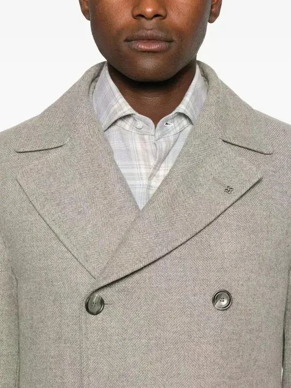 Tagliatore Double-breasted Wool Coat