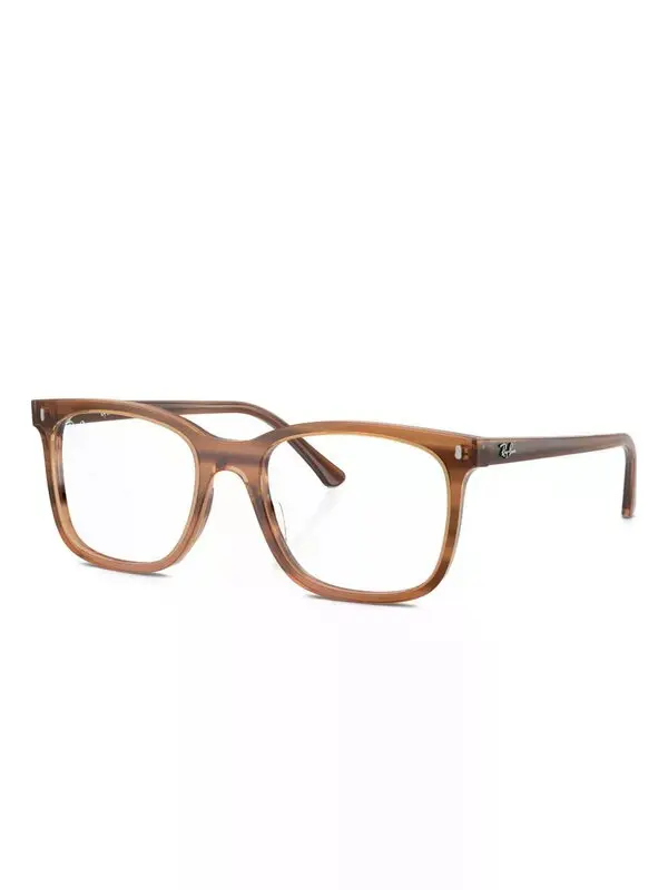 Ray-ban Square-frame Glasses - Brown
