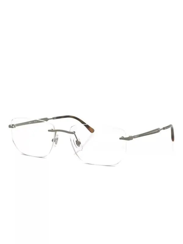 Ray-ban Rectangle-frame Glasses - Grey