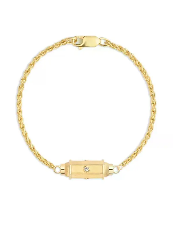 MARIE LICHTENBERG 18k Yellow Micro Coco Diamond Bracelet - Gold