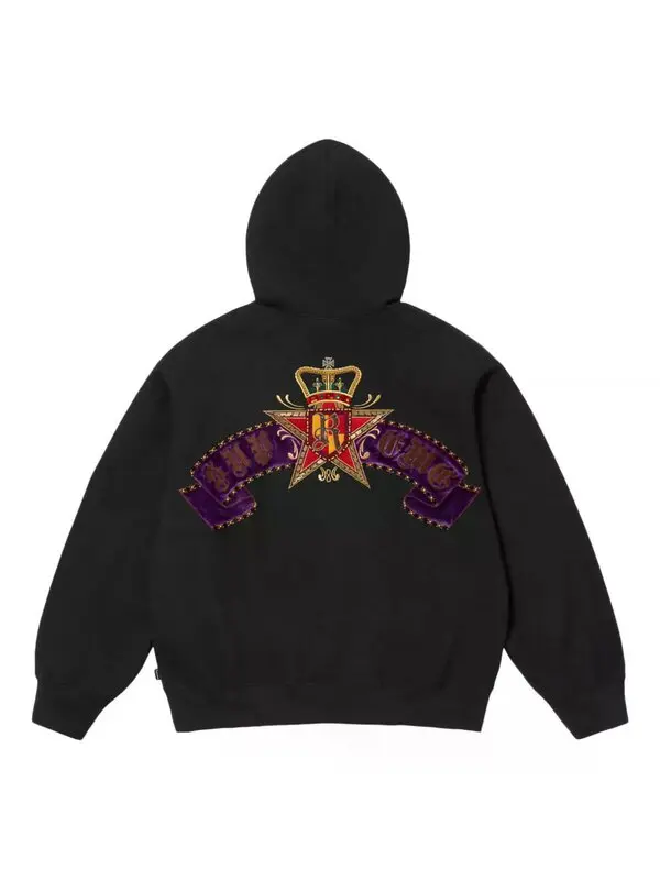 Supreme Crest Zip-up Ss 25 Hoodie