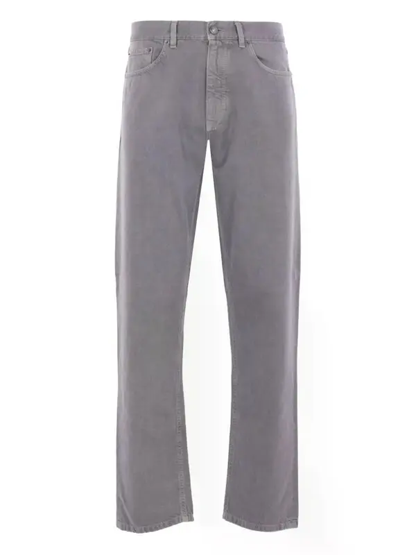 Zegna Five-pocket Trousers With Logo Label