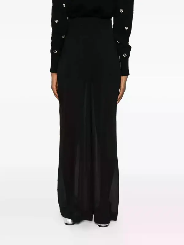 Alberta Ferretti Pleated Wide Leg Trousers