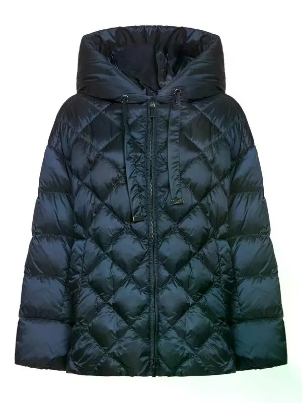 Max Mara Quilted Hooded Coat