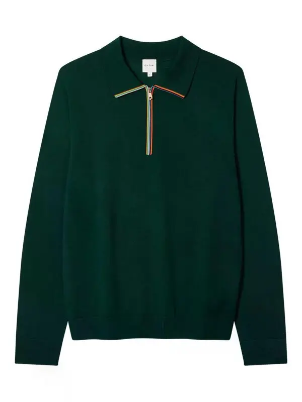 Paul Smith Zip-up Polo Shirt