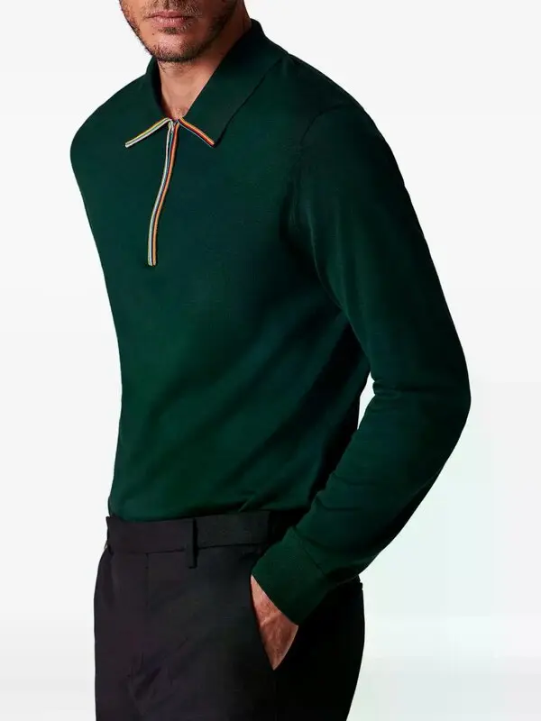 Paul Smith Zip-up Polo Shirt