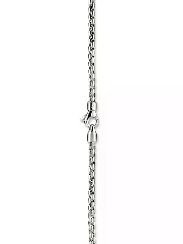 John Hardy Sterling Box Chain Necklace - Silver
