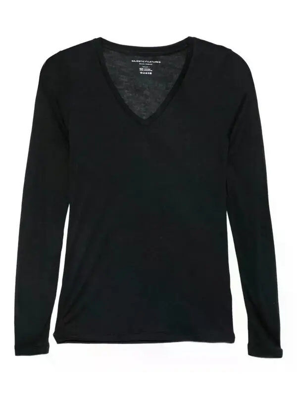 Majestic Filatures V-neck T-shirt