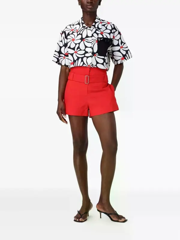 MSGM Tailored Belted Shorts