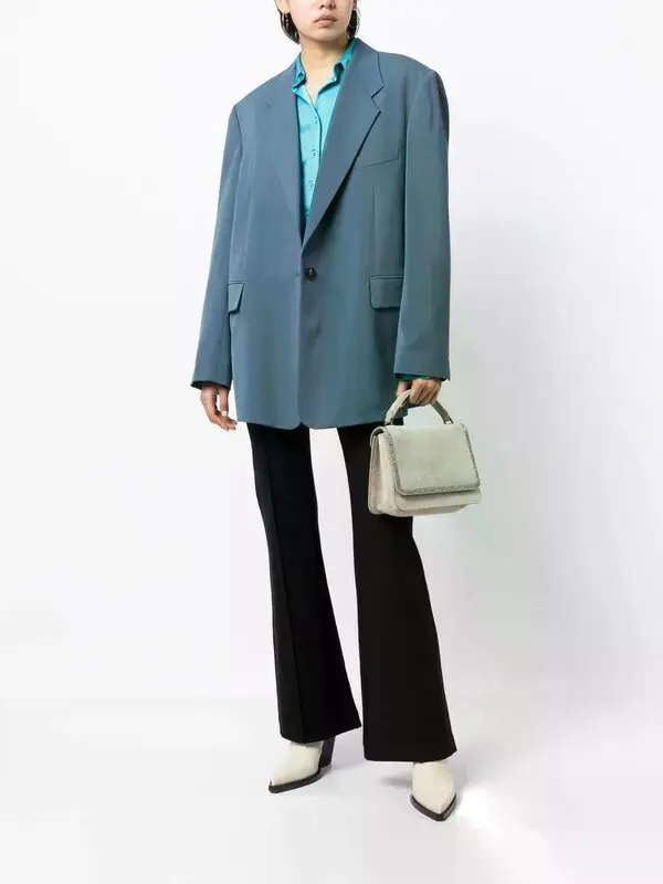 LOW CLASSIC Oversized Padded Shoulder Blazer