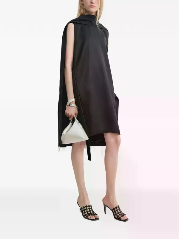 TOTEME Scarf-detail Cocoon Mini Dress - Black