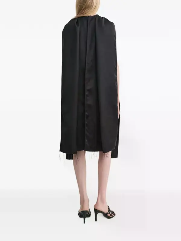 TOTEME Scarf-detail Cocoon Mini Dress - Black