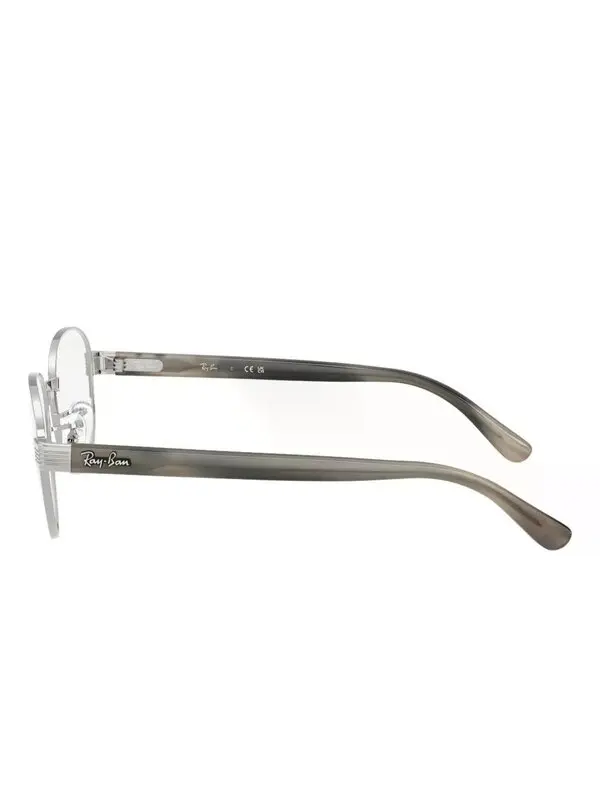 Ray-ban Round-frame Glasses - Silver