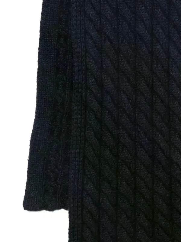 ARTE ANTWERP Cable-knit Scarf - Blue