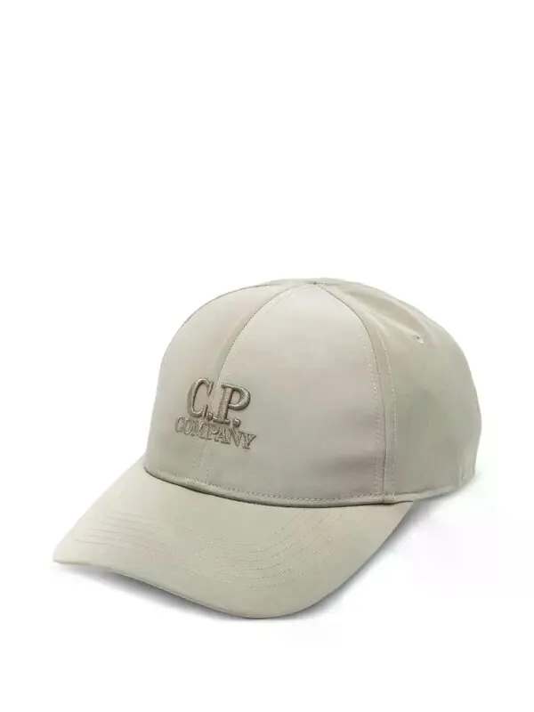C.P. COMPANY Logo-embroidered Baseball Cap - Green