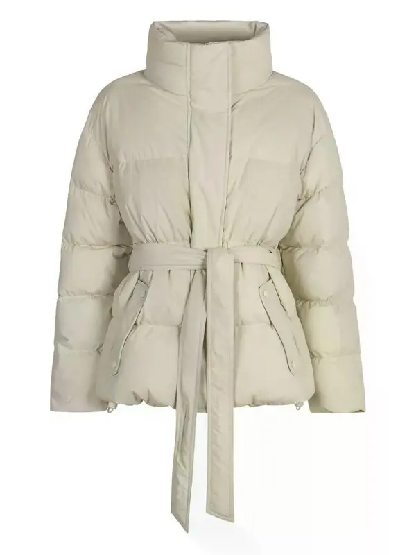 Herno Belted Puffer Jacket - Neutrals