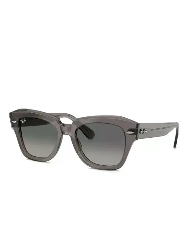 Ray-ban State Street Square-frame Sunglasses - Grey