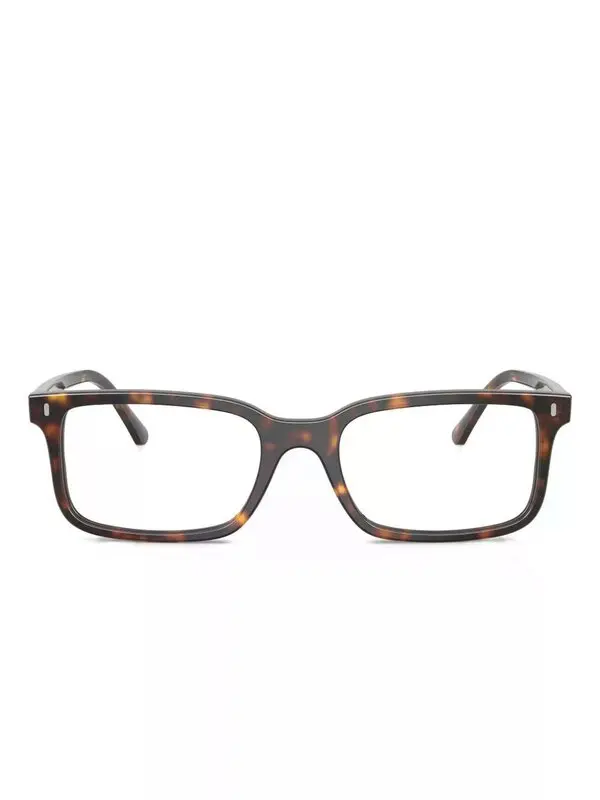 Ray-ban Square Frame Eyeglasses - Brown