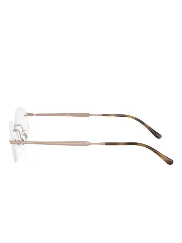 Ray-ban Rimless Round-frame Glasses