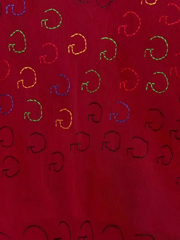 GLASS CYPRESS Sleeveless V-neck Sweater