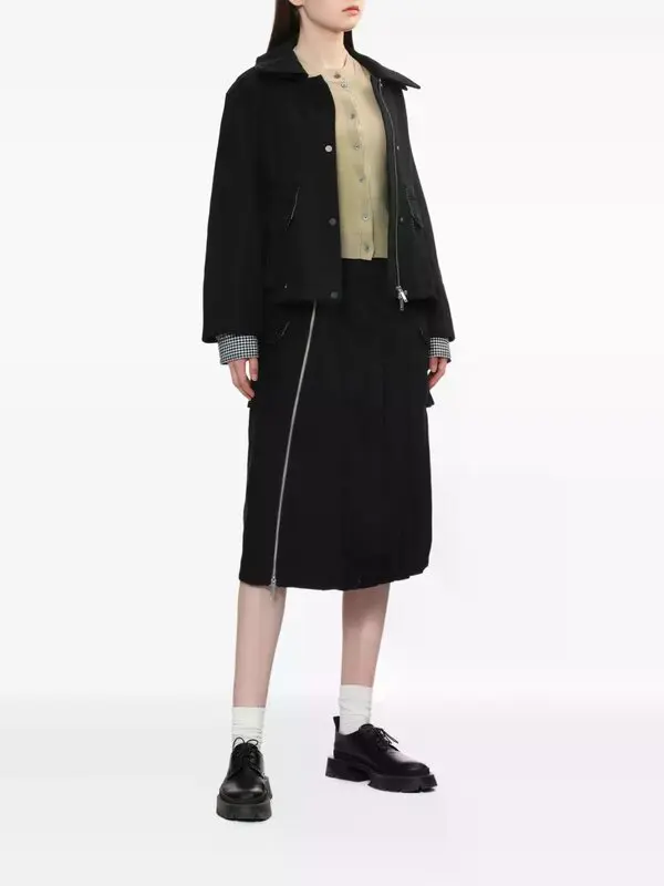 3.1 Phillip Lim Zip Pleated Skirt