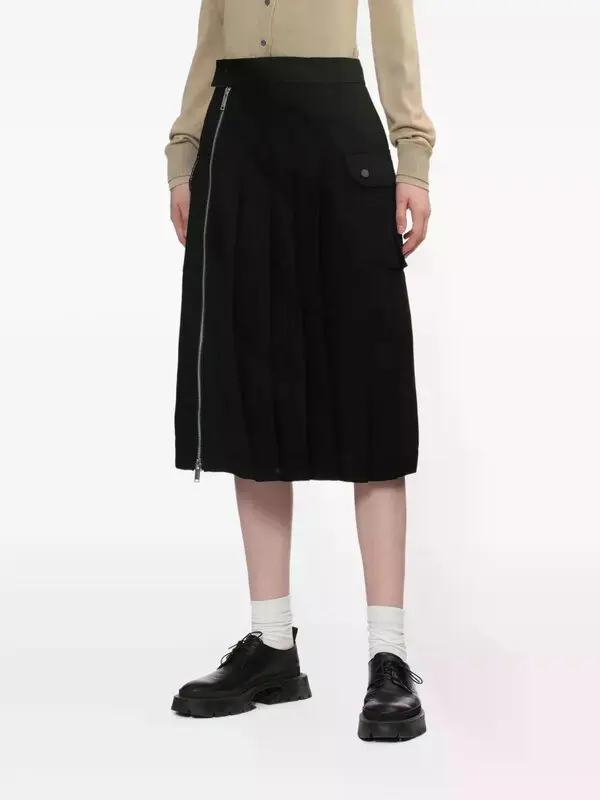 3.1 Phillip Lim Zip Pleated Skirt