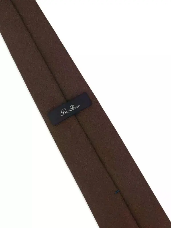 Loro Piana Virgin Wool Neck Tie - Brown