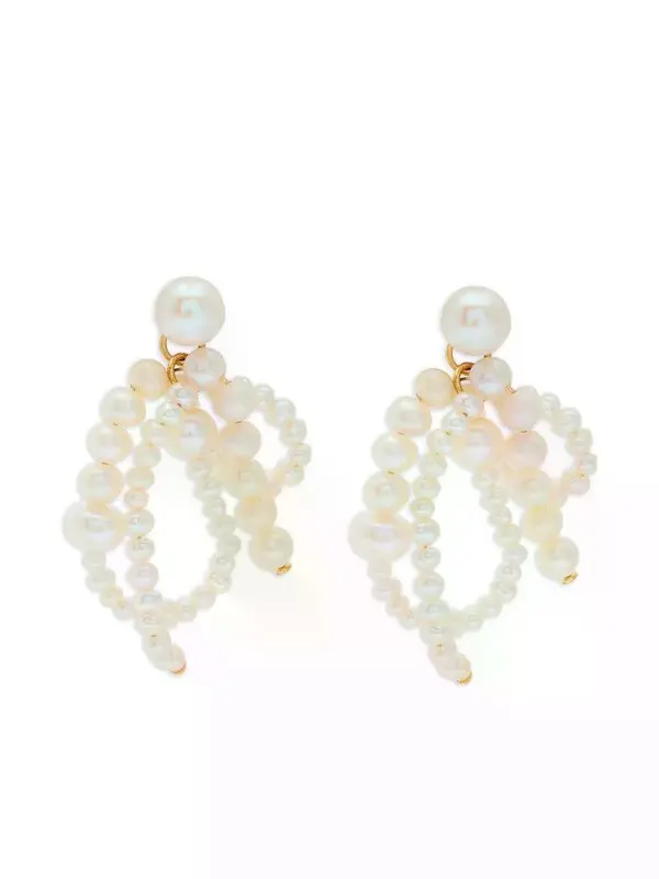 Completedworks Beaded Freshwater-pearl Earrings - Neutrals