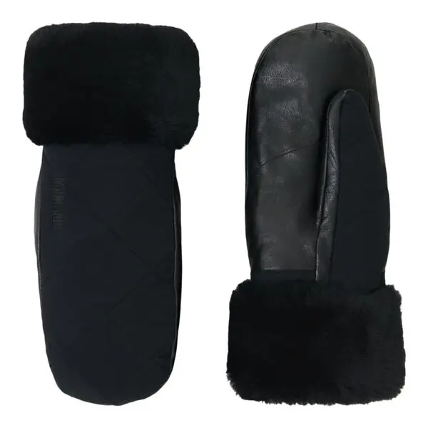 Mackage Jazmina Quilted Mittens - Black-black
