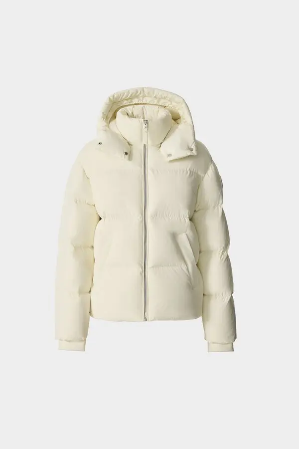 Mackage Greer-str Medium Down Jacket - Cream