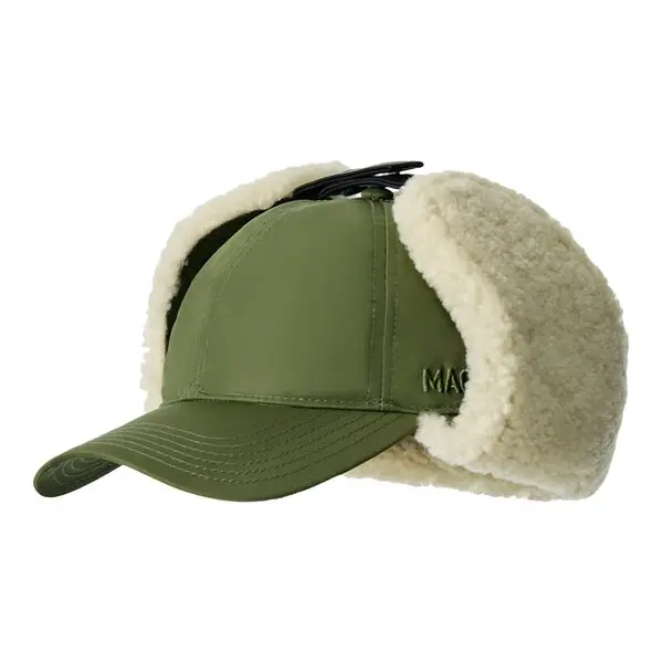 Mackage Eddy-sa Hybrid Cap With Shearling Earmuffs - Light Military