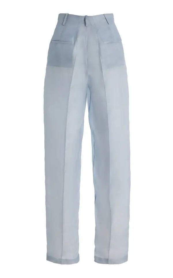Prabal Gurung High-rise Straight-leg Pants