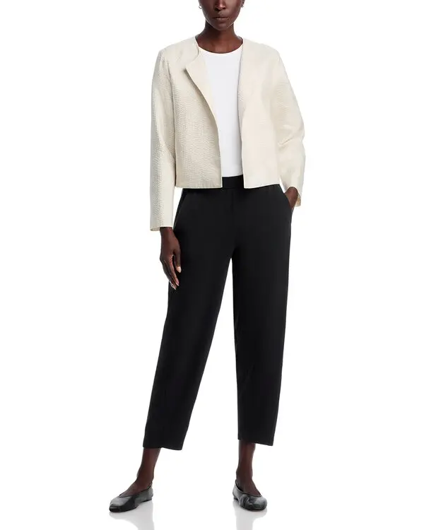 Eileen Fisher Textured Silk Jacket